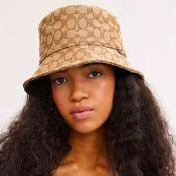Coach | Accessories | Coach Signature Jacquard Bucket Hat | Poshmark